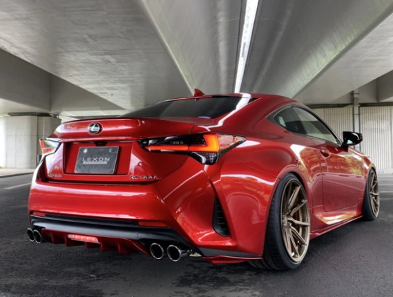 LEXON - Rear-Side Splitter - Lexus RC (2019+) – Meraki Autoworks